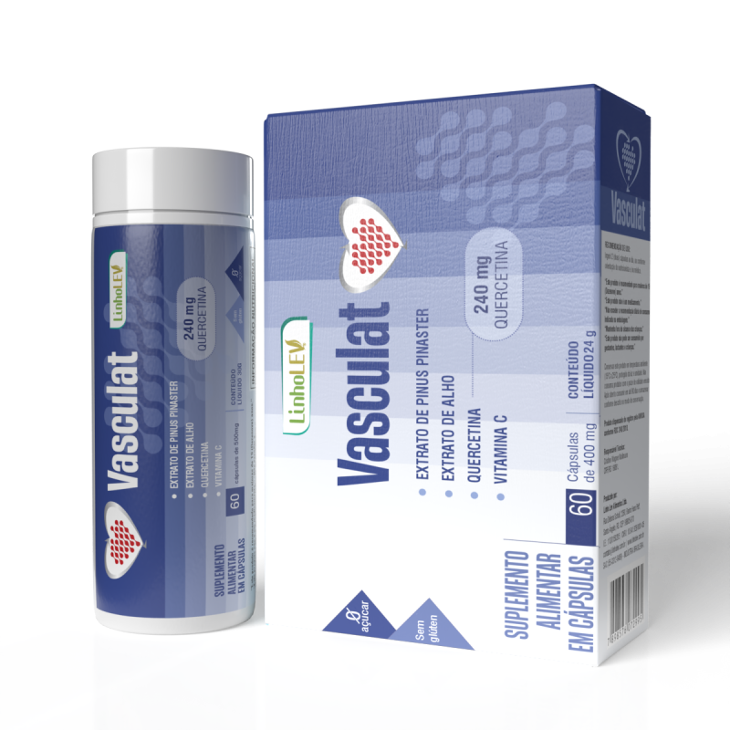 Natural Para Você - VASCULAT 60 Cáps 400mg Quercetina 240mg- Extrato de ...